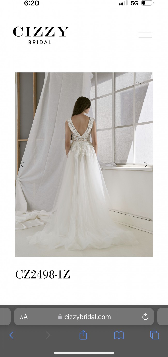 Cizzy Bridal Cz2498-1z Wedding Dress Save 33% - Stillwhite