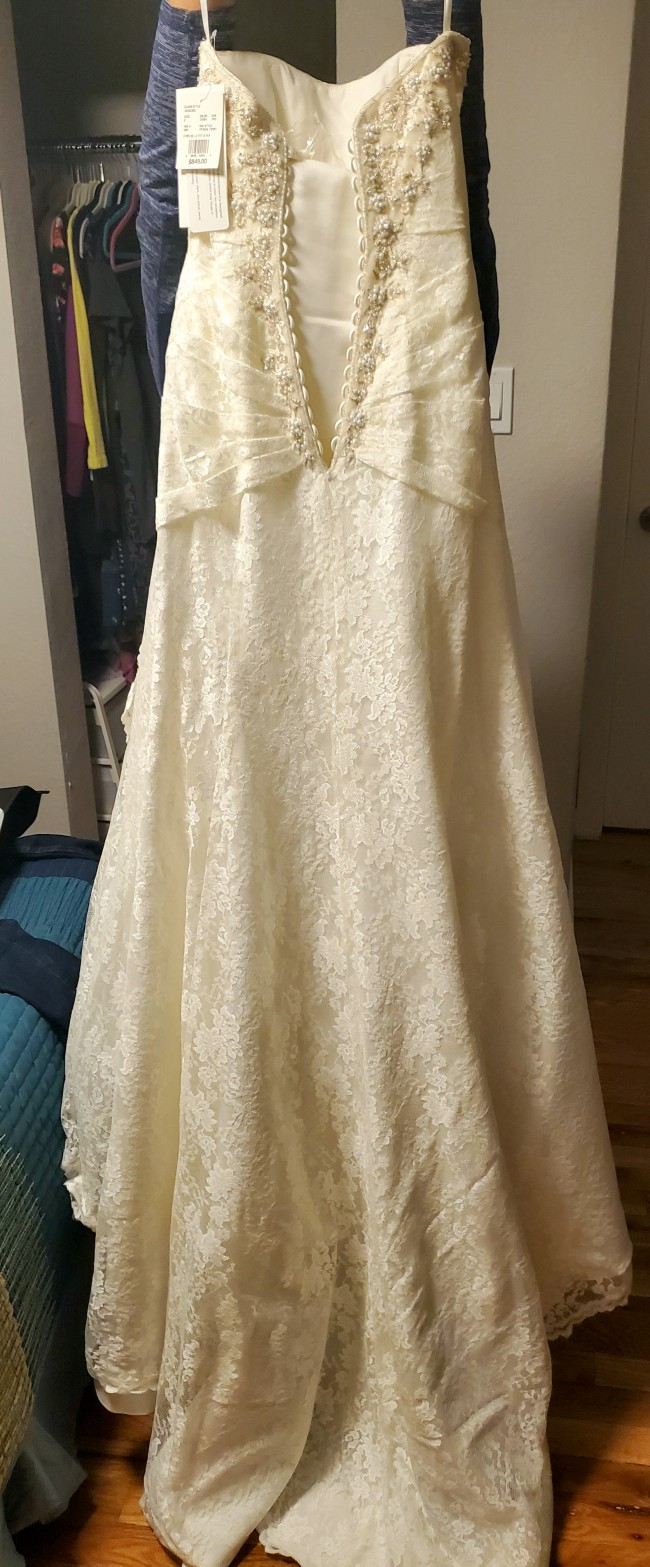 David's Bridal YP3344 New Wedding Dress Save 65% - Stillwhite
