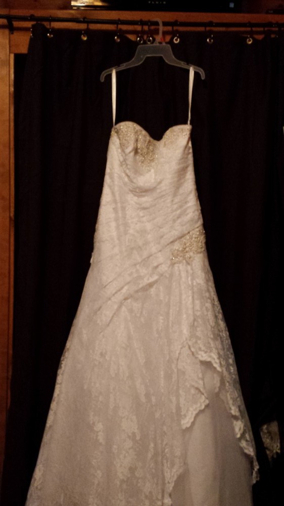 David's Bridal YP3344 New Wedding Dress Save 13% - Stillwhite