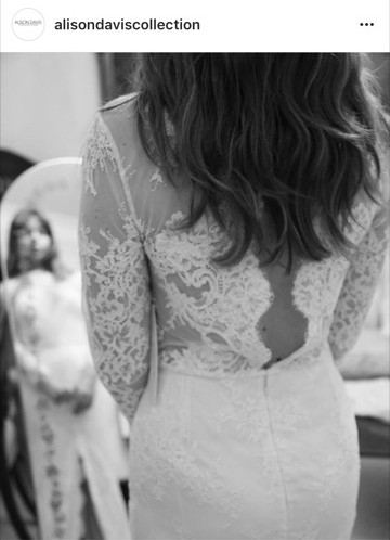 Alison Davis Collection Custom Made New Wedding Dress Save 85% - Stillwhite