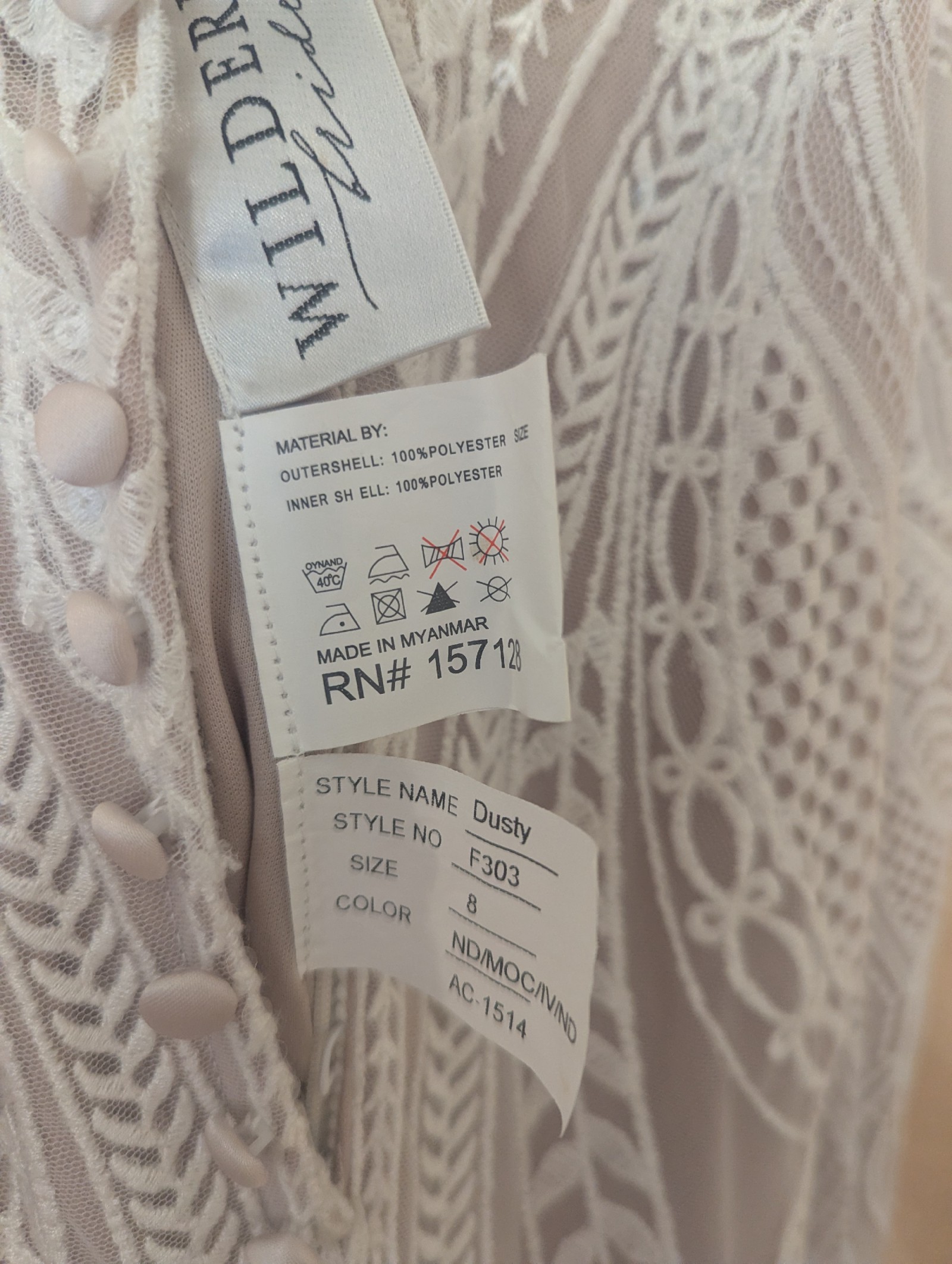 Wilderly Bride, Dusty New Wedding Dress Save 33% - Stillwhite