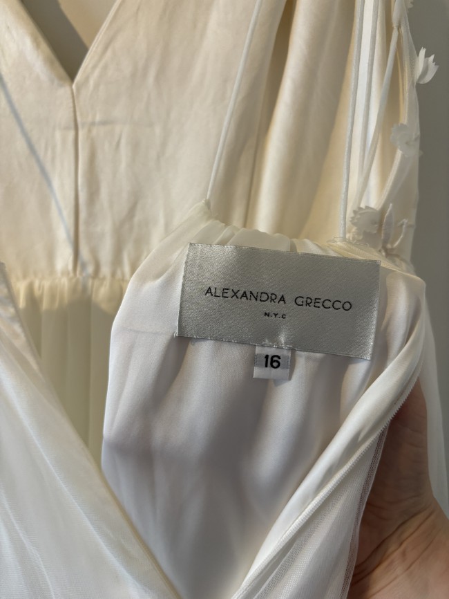 Alexandra Grecco, Iris Gown in Ivory Wedding Dress Save 80% - Stillwhite
