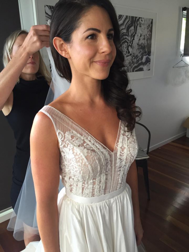Mira Mandic Helena Gown - Custom made Preowned Wedding Dress Save 65% ...