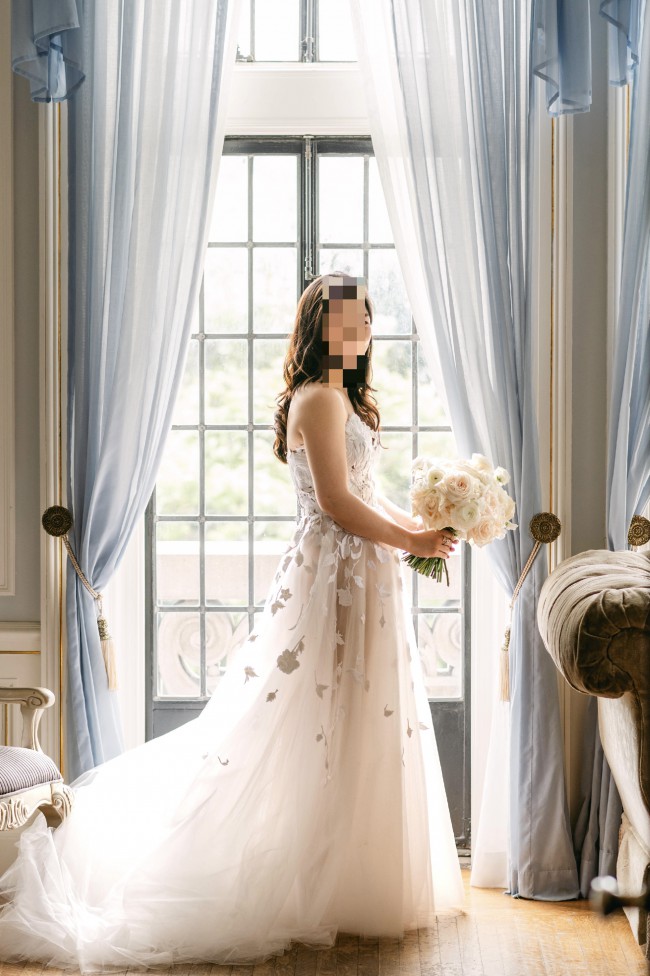 Oscar de la Renta, F20 asymmetric tulle gown Wedding Dress Save 45% ...