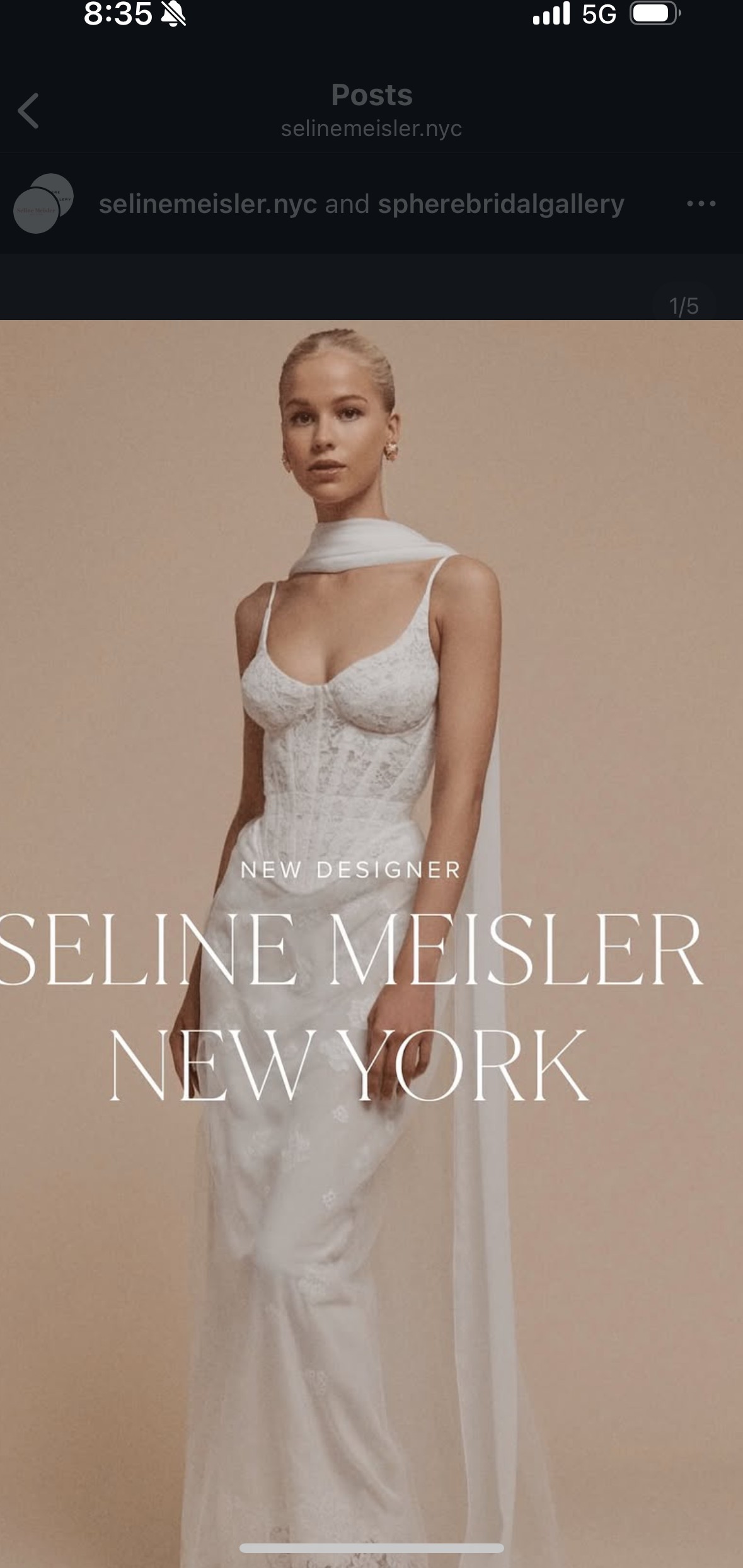 Seline Meisler Wedding Dress Save 62 Stillwhite