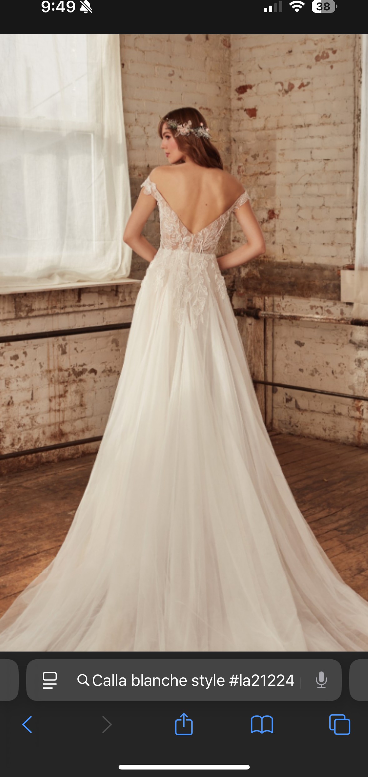 Calla Blanche, #LA21224 New Wedding Dress Save 35% - Stillwhite