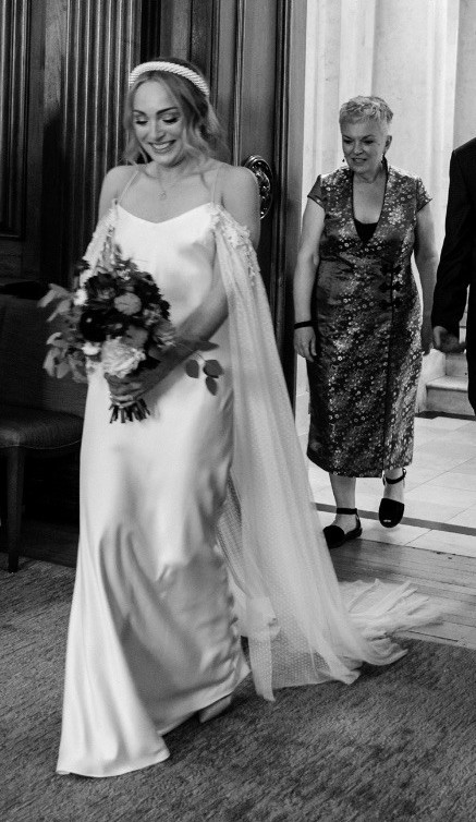 Halfpenny London, Iris dress and Peter cape (with alterations) Wedding ...