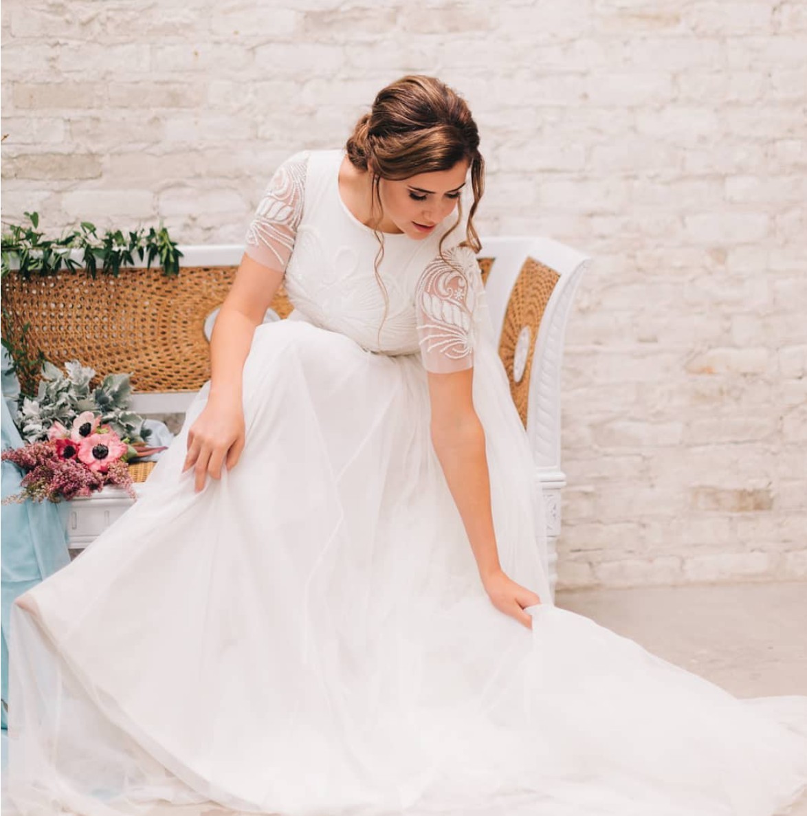 Lotus Threads Sample Wedding Dress Save 85% - Stillwhite