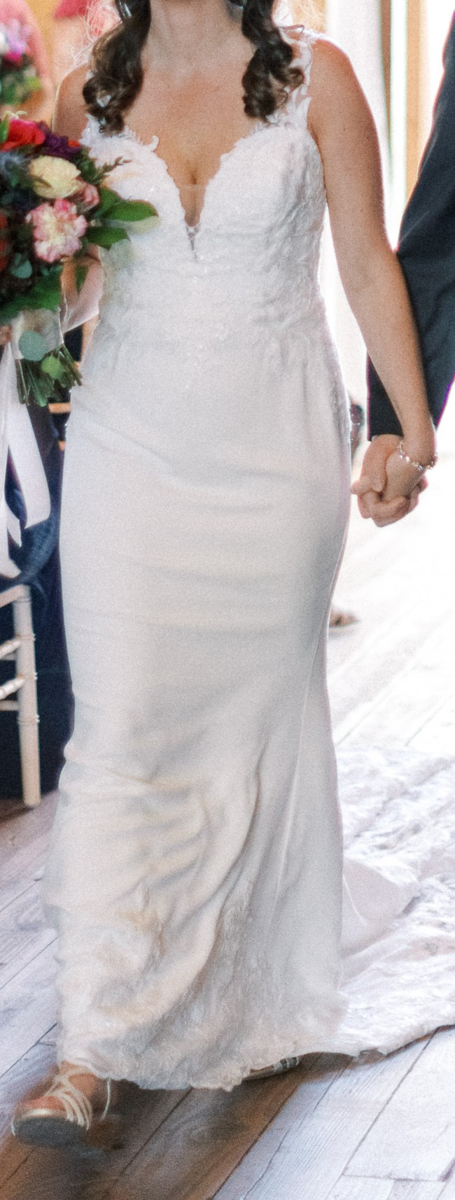 Justin Alexander 88153 - Alivia - Crepe Gown with Sequined Embroide ...