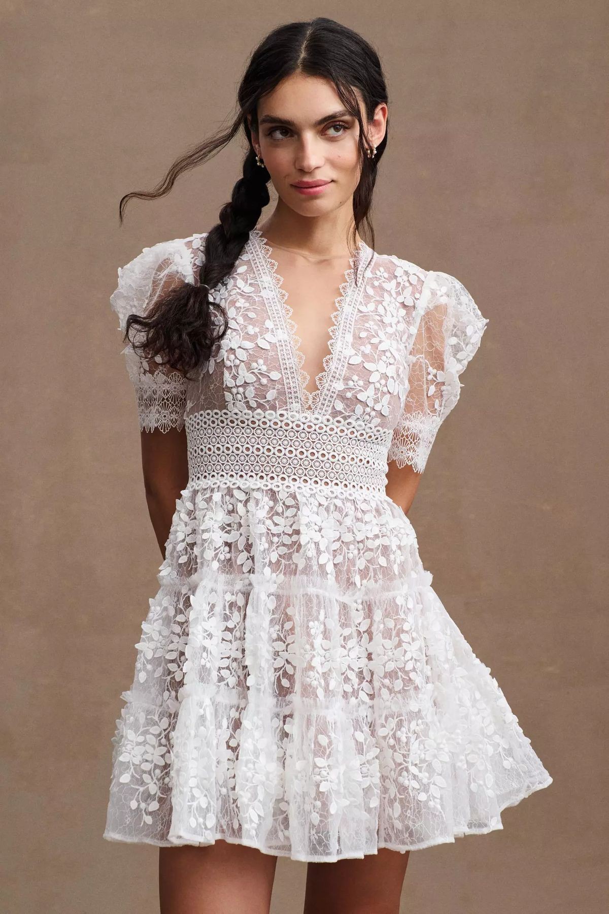BHLDN, Bronx and Banco Megan Mini New Wedding Dress Save 48% - Stillwhite