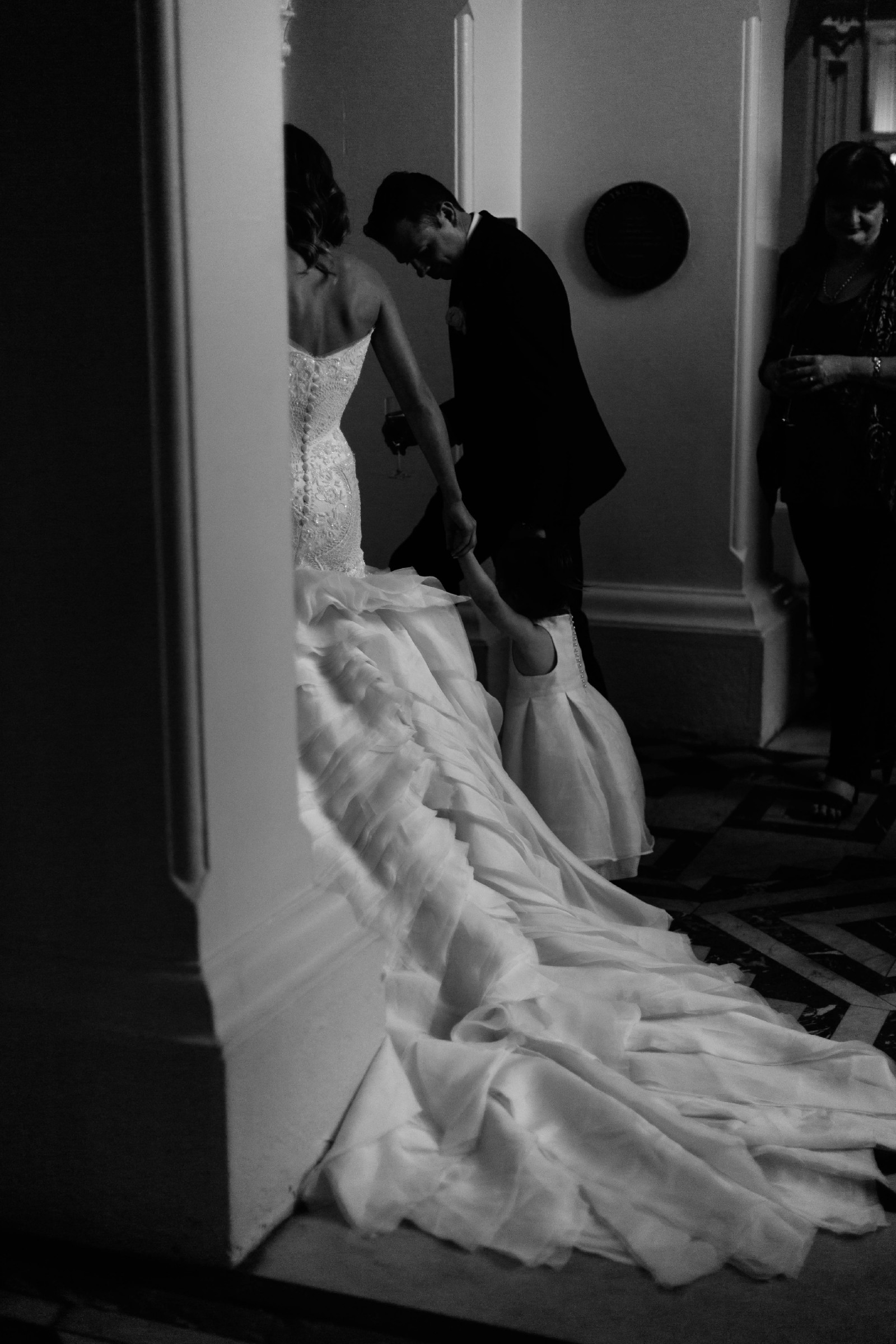 Croce & Colosimo Natalie Gown with Slight Design Change to the Trai ...