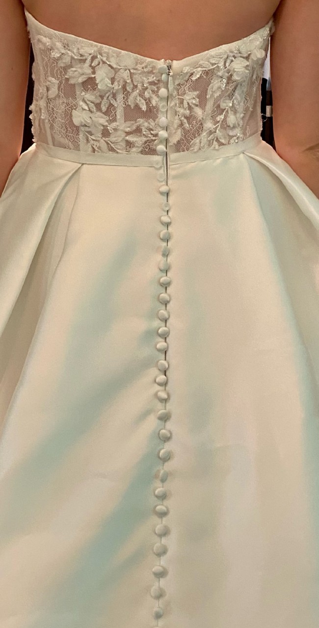 Allison Webb Hadley Full Length A-Line Gown Sample Wedding Dress Save ...