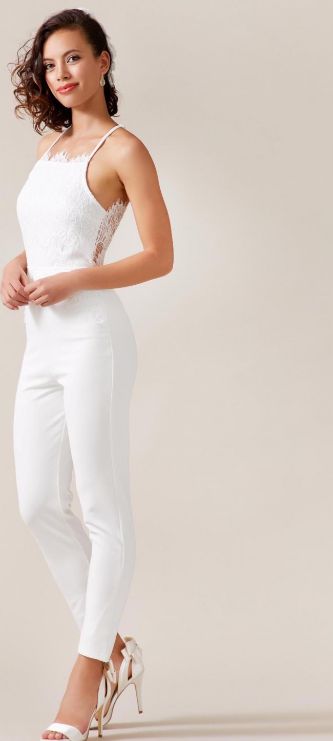 LILLY Hope Jumpsuit Sample Wedding Dress Save 48% - Stillwhite