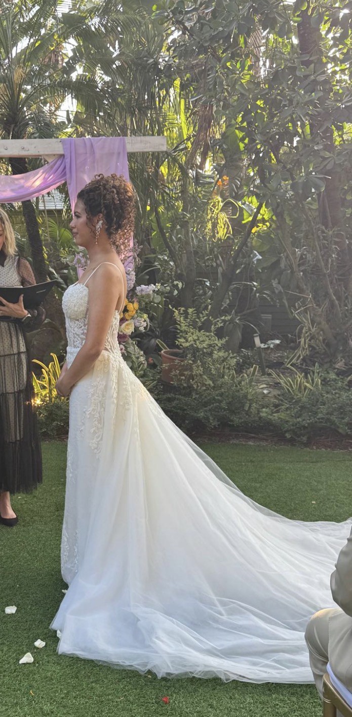 Brautkleid Fit And Flare Mit Uberrock