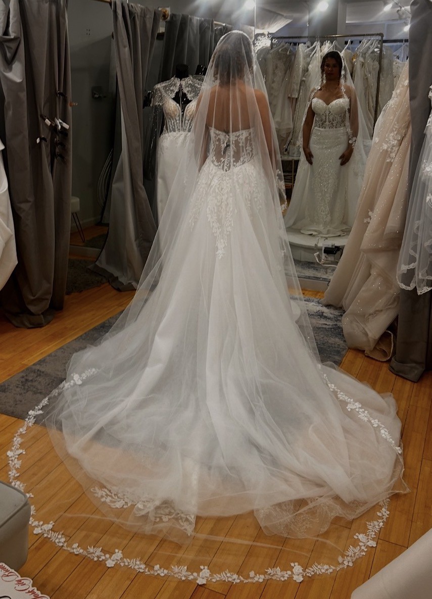 Brautkleid Fit And Flare Mit Uberrock