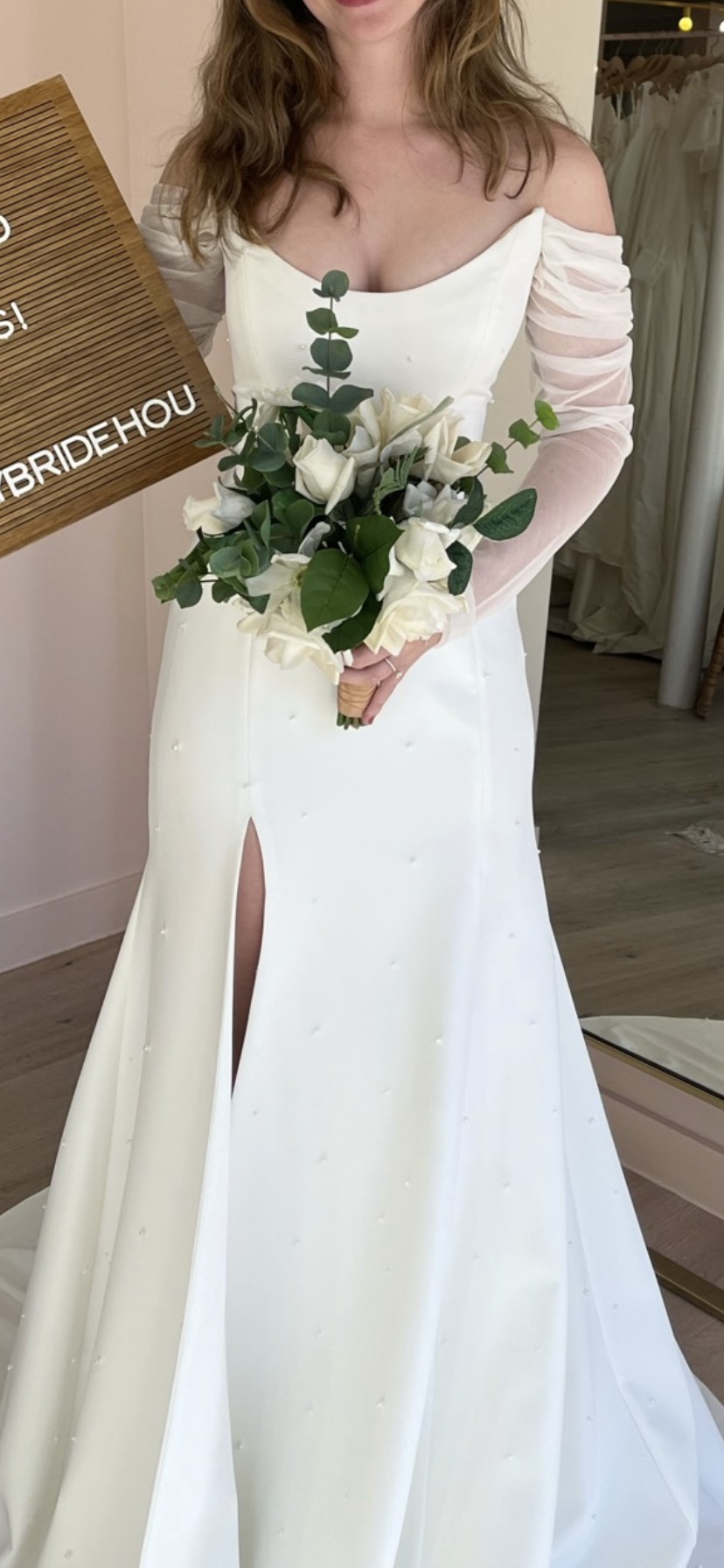 Sarah Seven Bronte New Wedding Dress Save 50% - Stillwhite