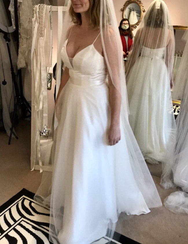 Alan Hannah Custom Made New Wedding Dress Save 70% - Stillwhite