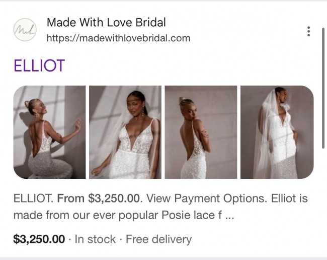 Made With Love, Elliot Wedding Dress Save 42% - Stillwhite