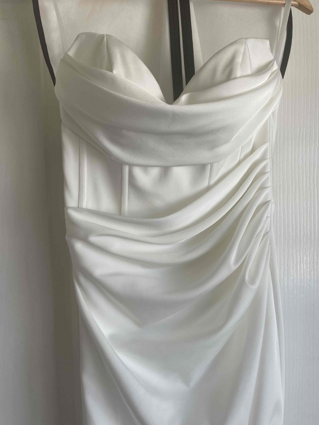 Champery Couture, Harriet Gown with Swoop back New Wedding Dress Save ...