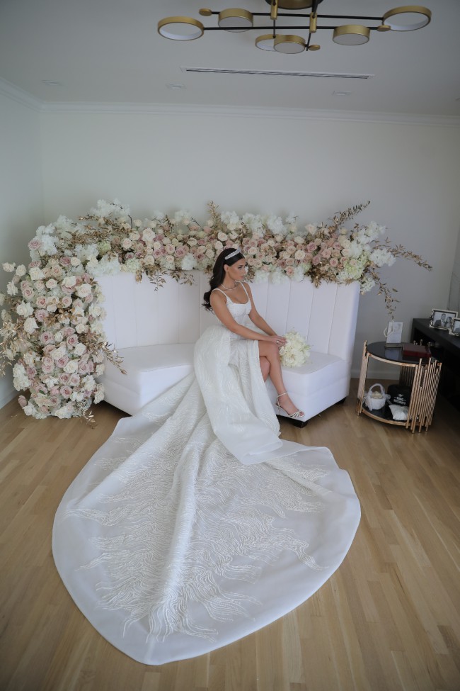 Panache Beverly Hills Custom Made Used Wedding Dress Save 54% - Stillwhite