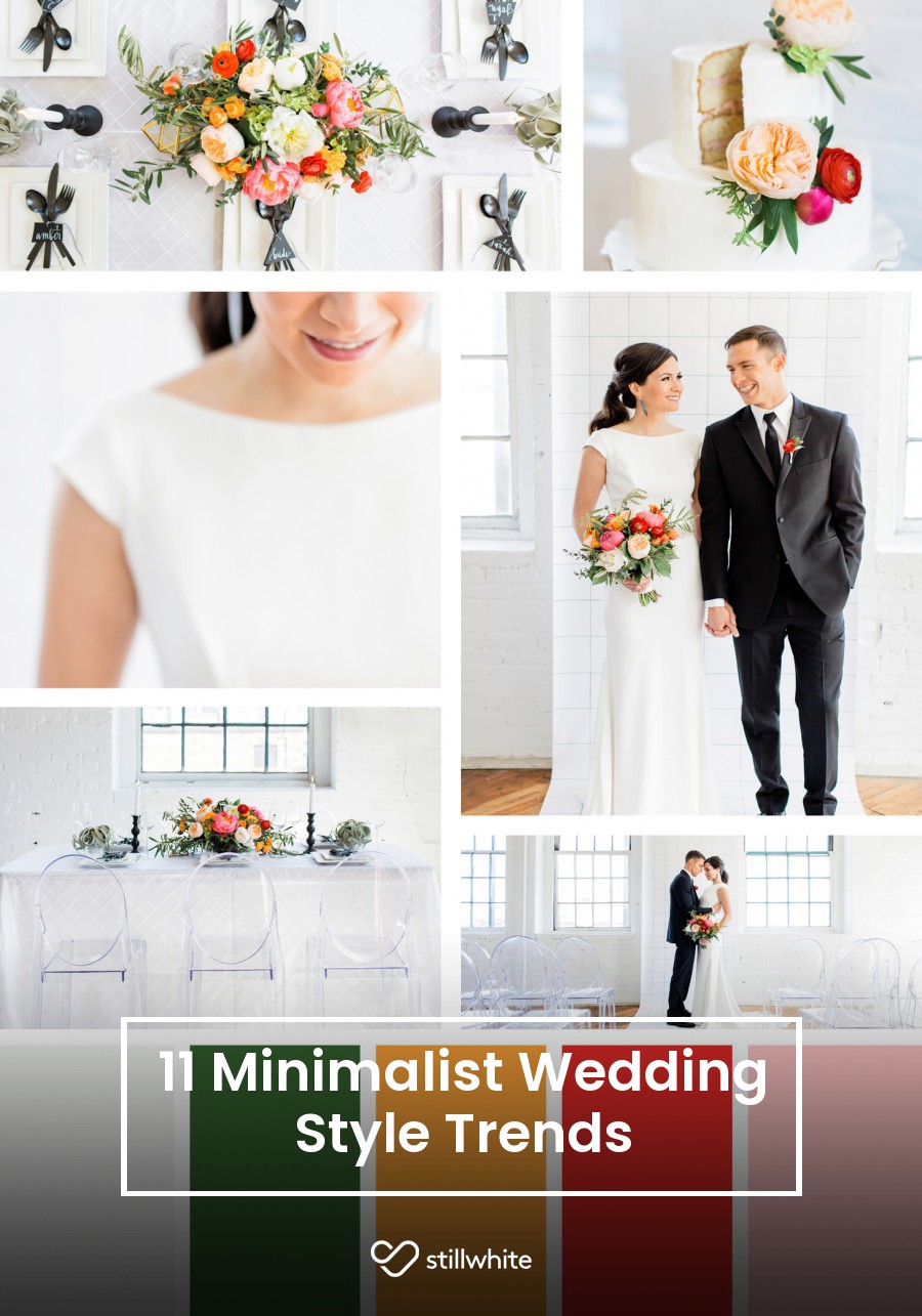 11 Minimalist Wedding Style Trends – Stillwhite Blog