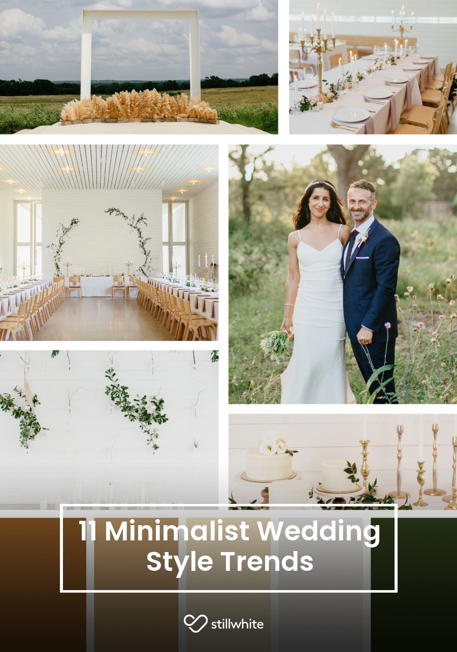 11 Minimalist Wedding Style Trends – Stillwhite Blog