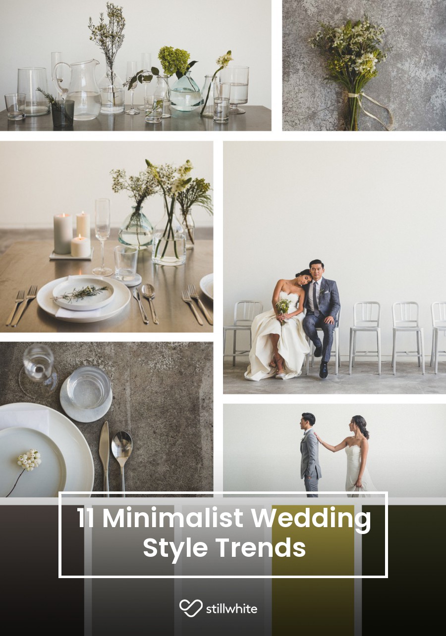 11 Minimalist Wedding Style Trends – Stillwhite Blog