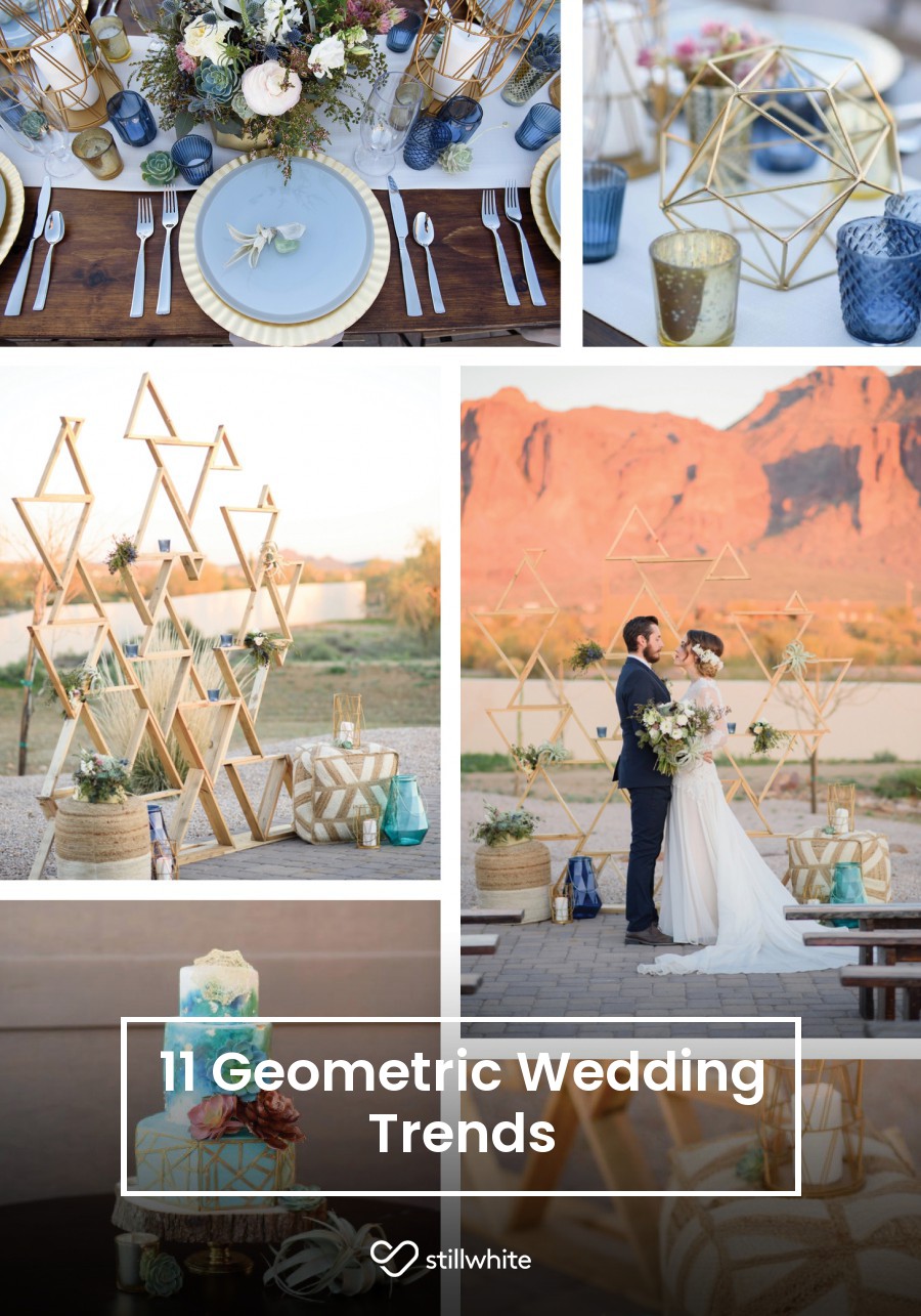 11 Geometric Wedding Trends – Stillwhite Blog