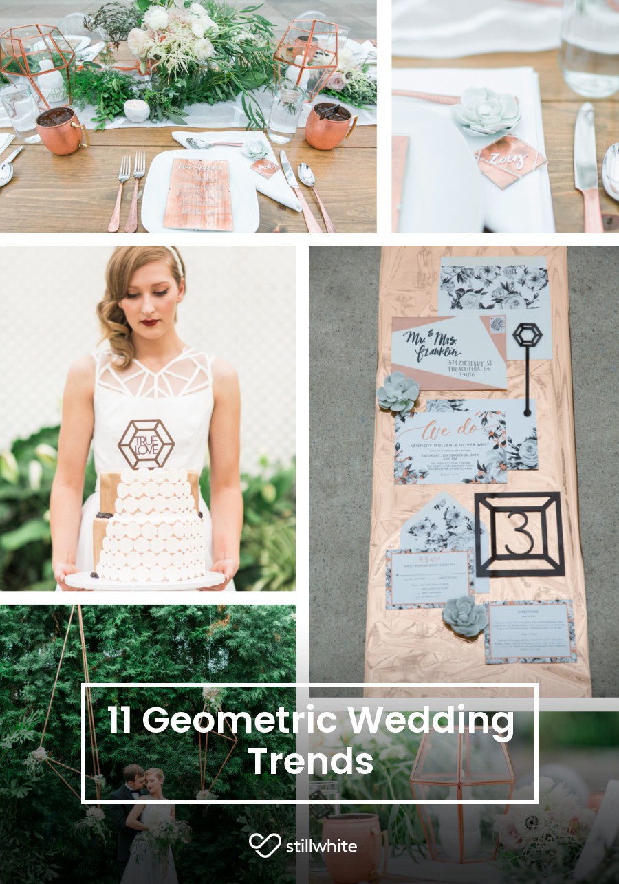 11 Geometric Wedding Trends – Stillwhite Blog