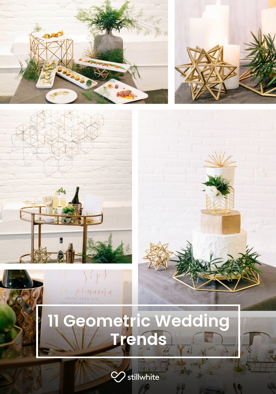 11 Geometric Wedding Trends – Stillwhite Blog