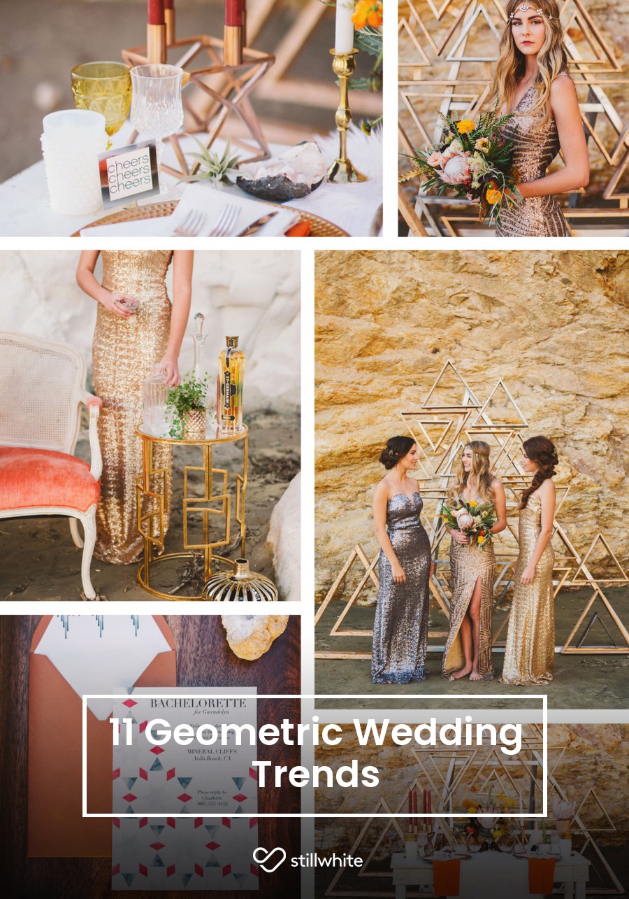 11 Geometric Wedding Trends – Stillwhite Blog