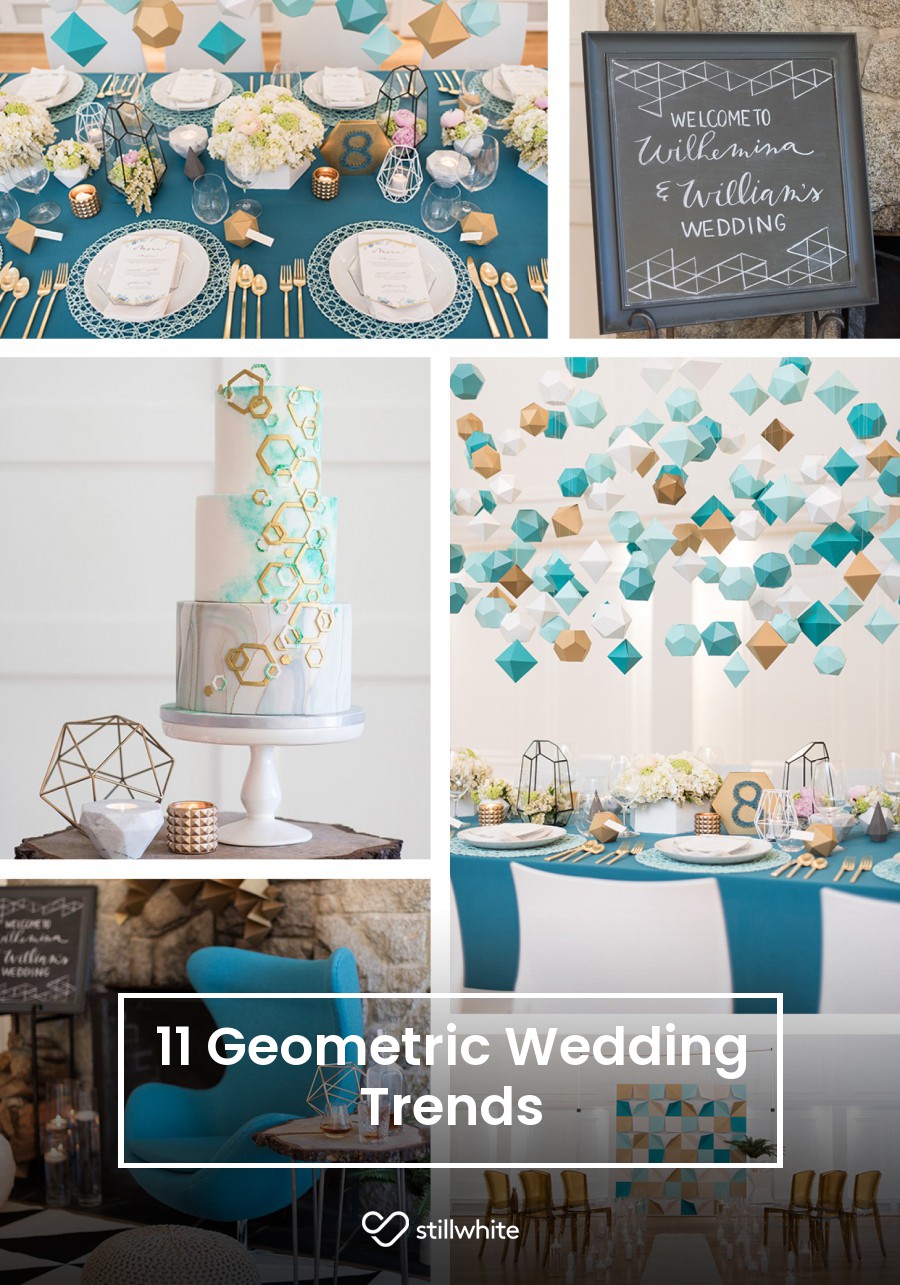11 Geometric Wedding Trends – Stillwhite Blog