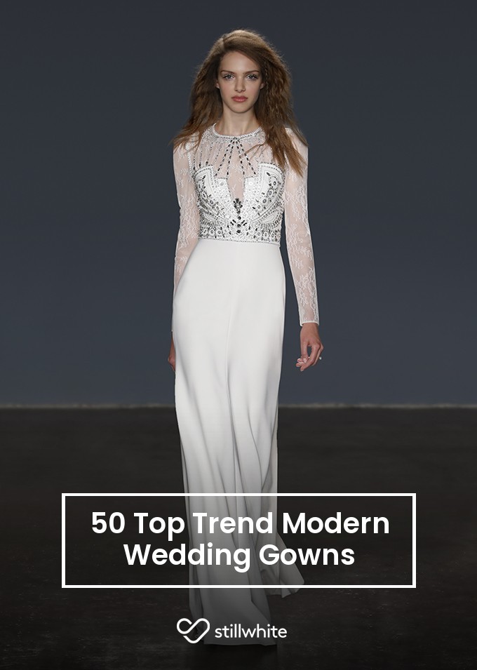 50 Top Trend Modern Wedding Gowns – Stillwhite Blog