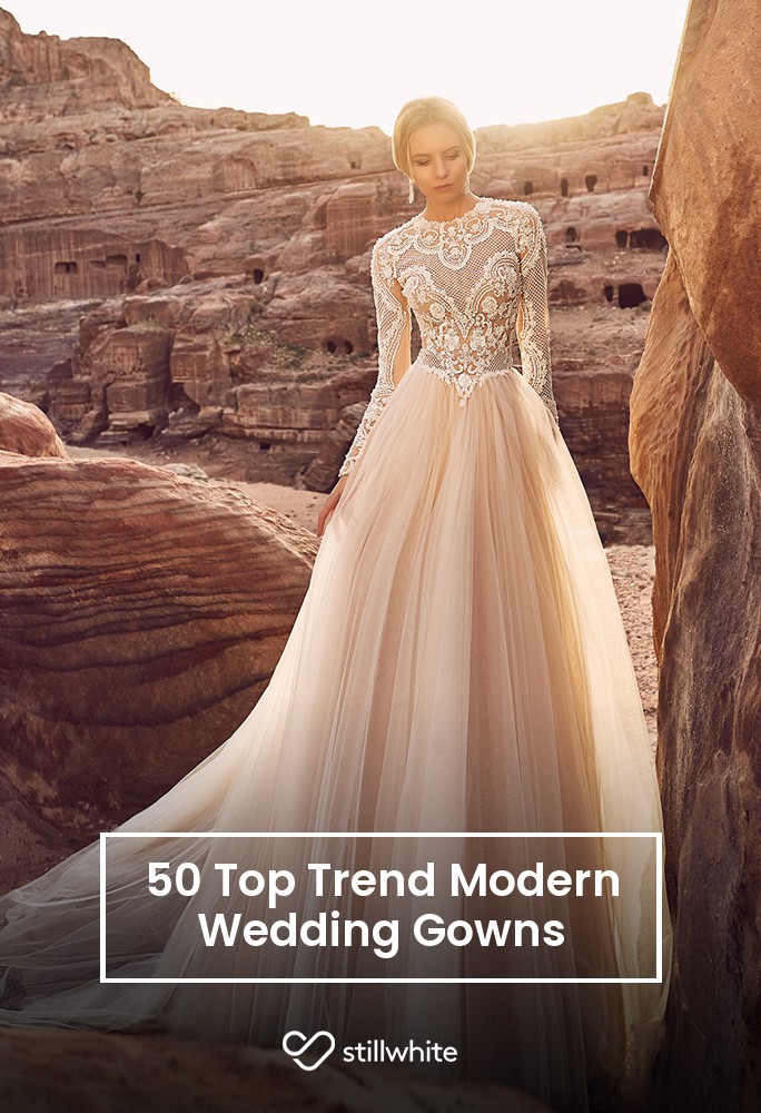 50 Top Trend Modern Wedding Gowns – Stillwhite Blog
