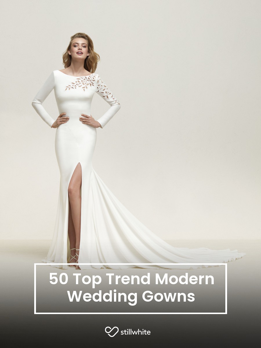 50 Top Trend Modern Wedding Gowns – Stillwhite Blog