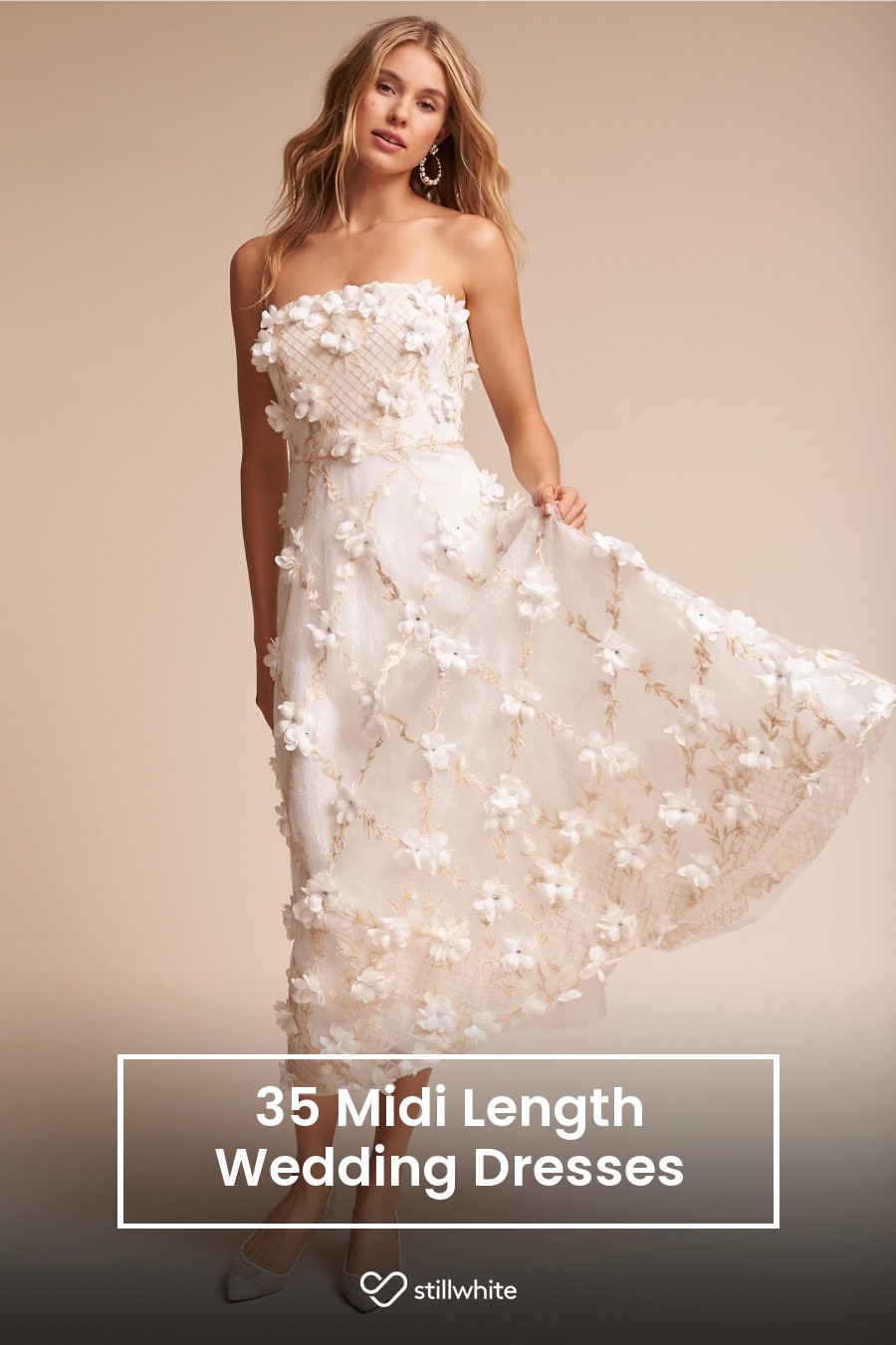 35 Midi Length Wedding Dresses – Stillwhite Blog
