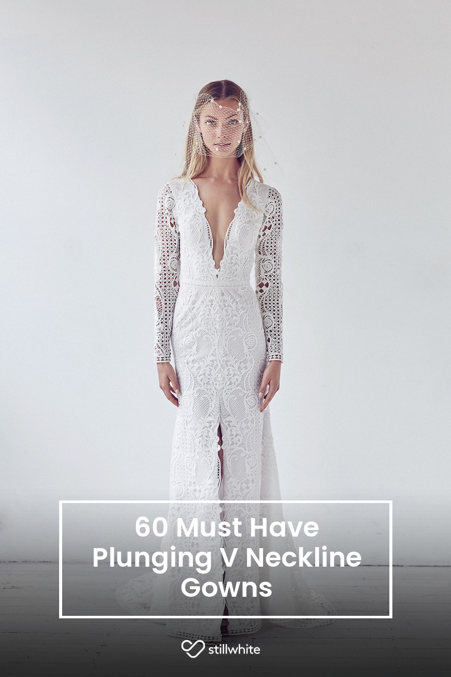 60 Must Have Plunging V Neckline Gowns – Stillwhite Blog