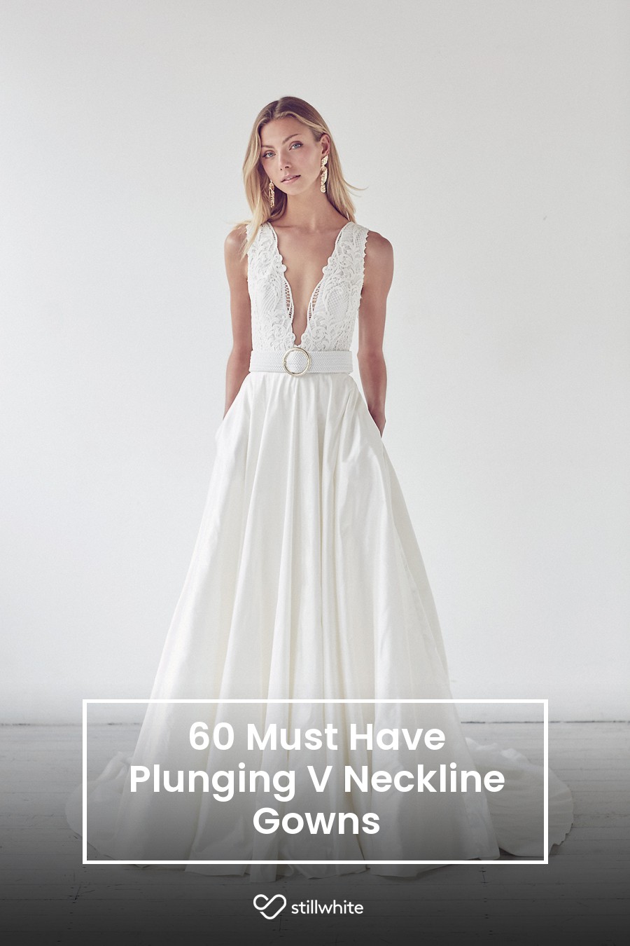 60 Must Have Plunging V Neckline Gowns – Stillwhite Blog
