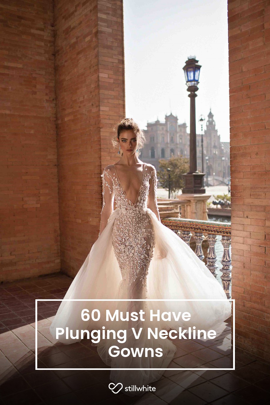60 Must Have Plunging V Neckline Gowns – Stillwhite Blog