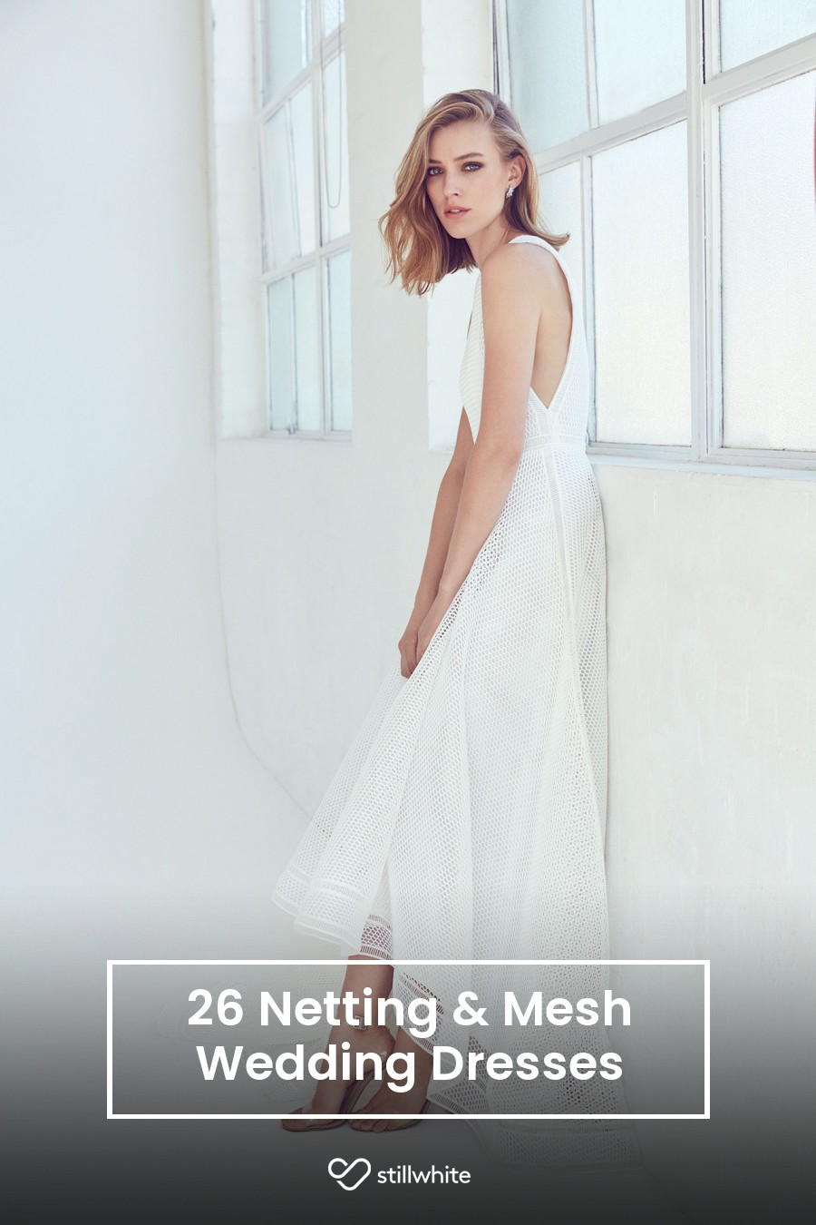 26 Netting & Mesh Wedding Dresses – Stillwhite Blog
