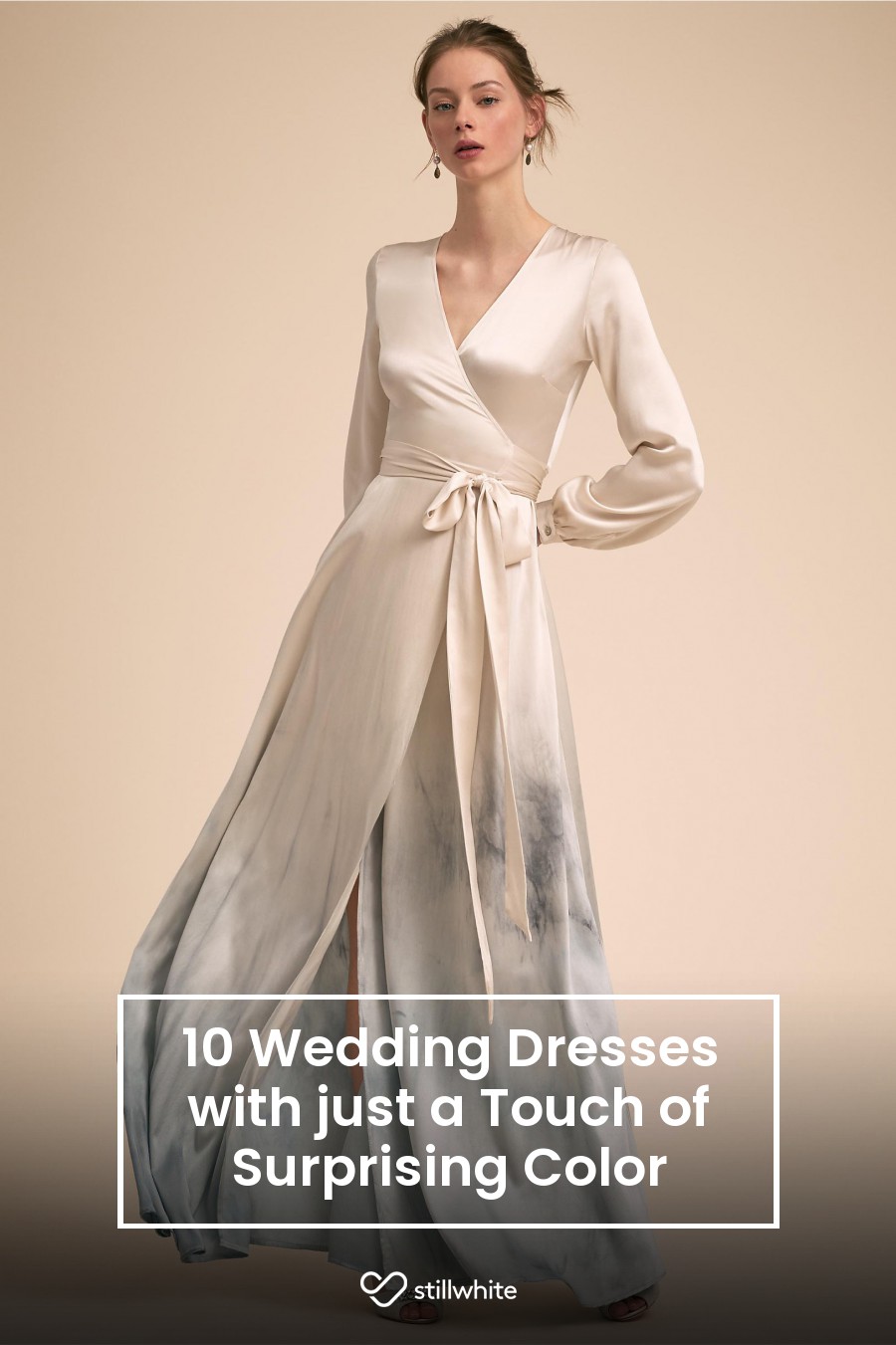10 Wedding Dresses with just a Touch of Surprising Color – Stillwhite Blog