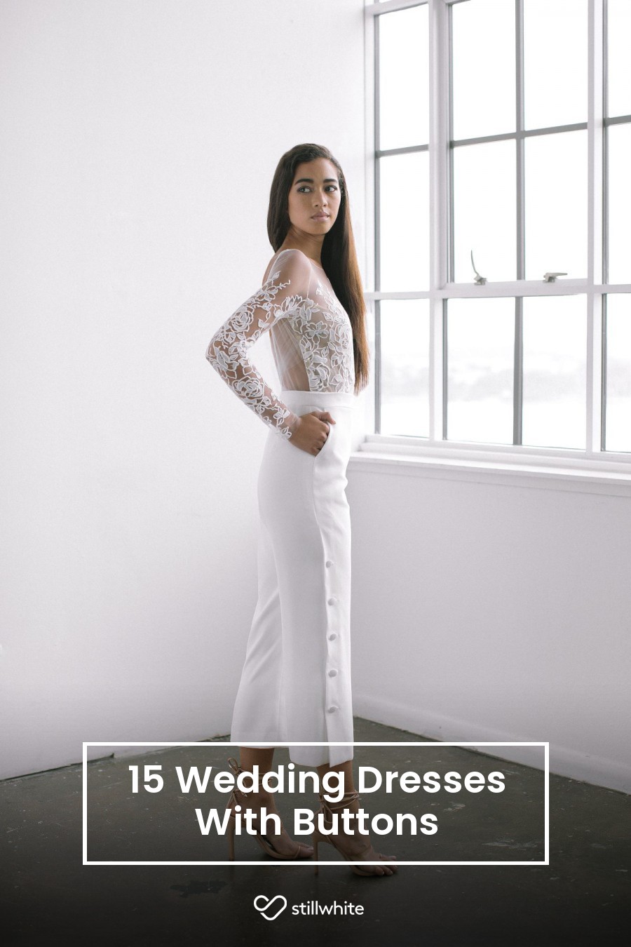 15 Wedding Dresses With Buttons – Stillwhite Blog