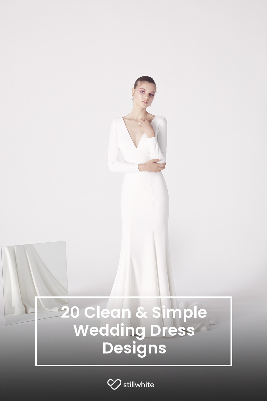 20 Clean & Simple Wedding Dress Designs – Stillwhite Blog