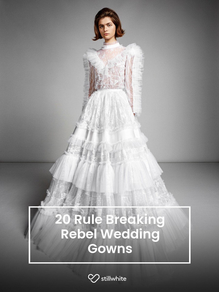 20 Rule Breaking Rebel Wedding Gowns – Stillwhite Blog