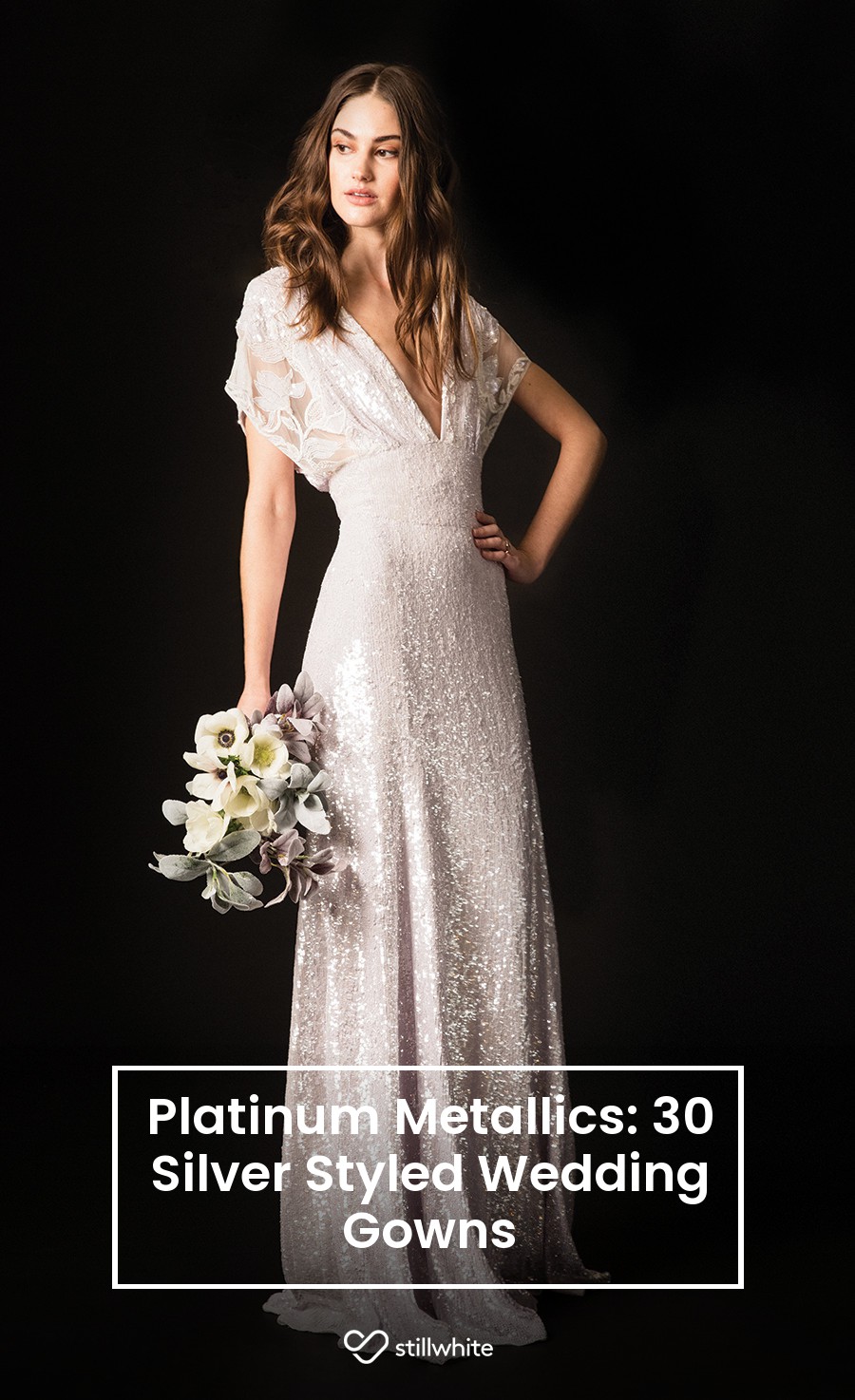 Platinum Metallics: 30 Silver Styled Wedding Gowns – Stillwhite Blog