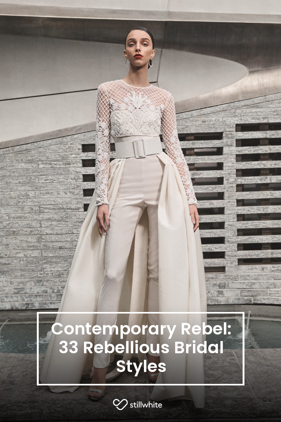 Contemporary Rebel: 33 Rebellious Bridal Styles – Stillwhite Blog