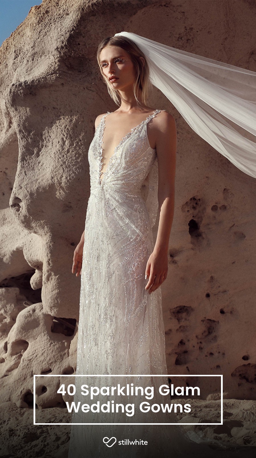 40 Sparkling Glam Wedding Gowns – Stillwhite Blog