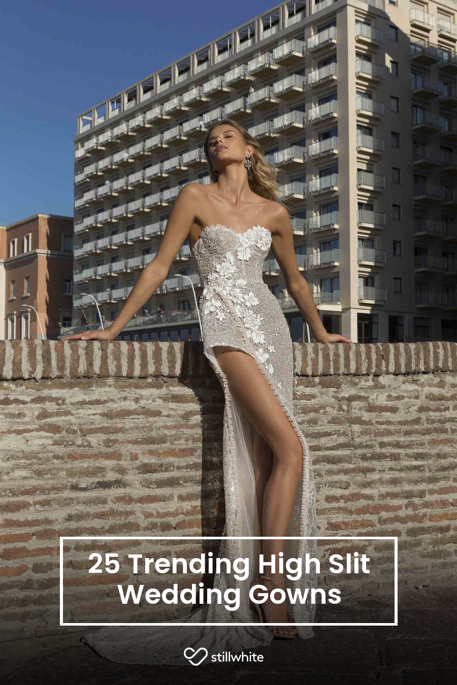 25 Trending High Slit Wedding Gowns – Stillwhite Blog