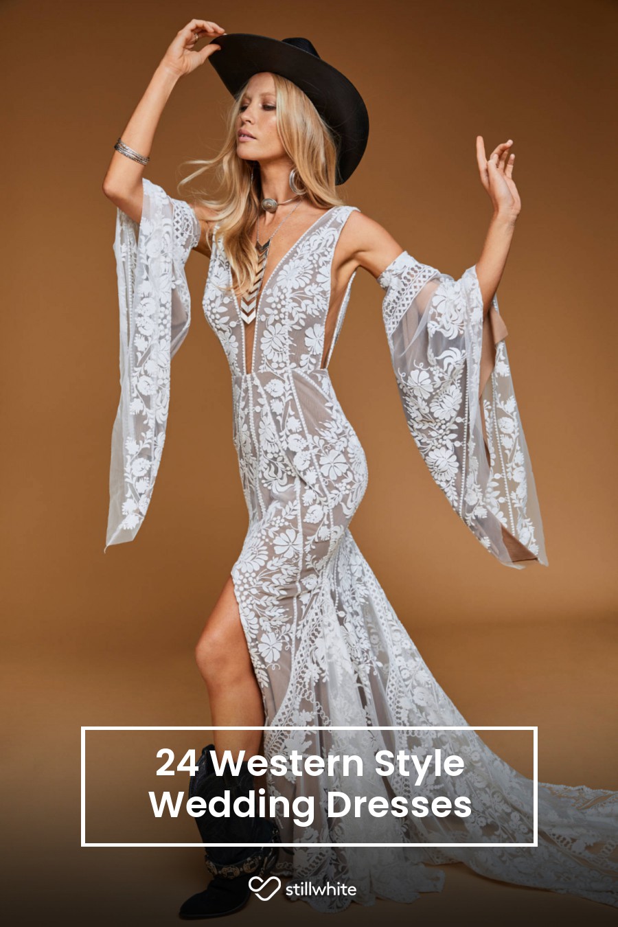 24 Western Style Wedding Dresses – Stillwhite Blog