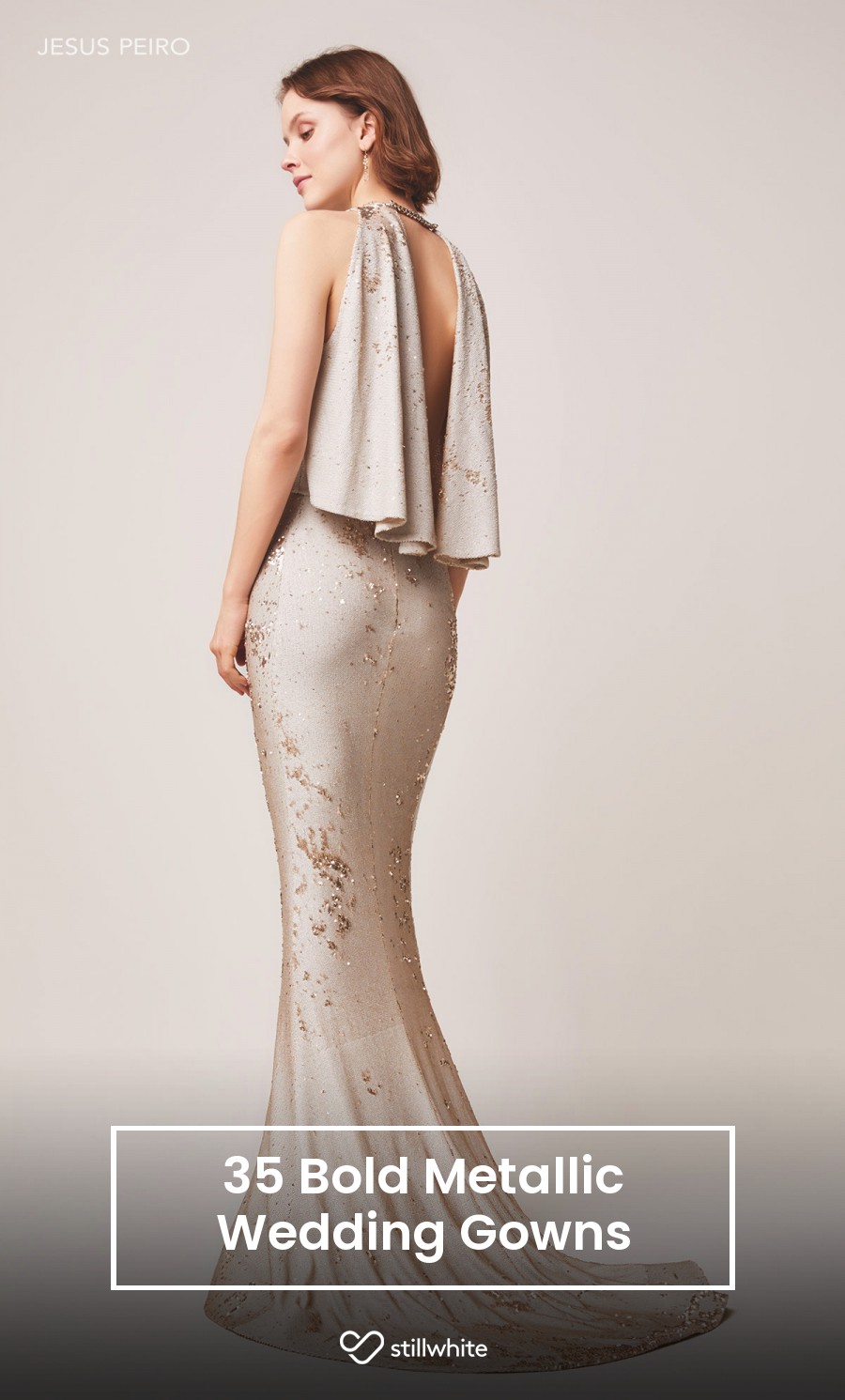 35 Bold Metallic Wedding Gowns – Stillwhite Blog